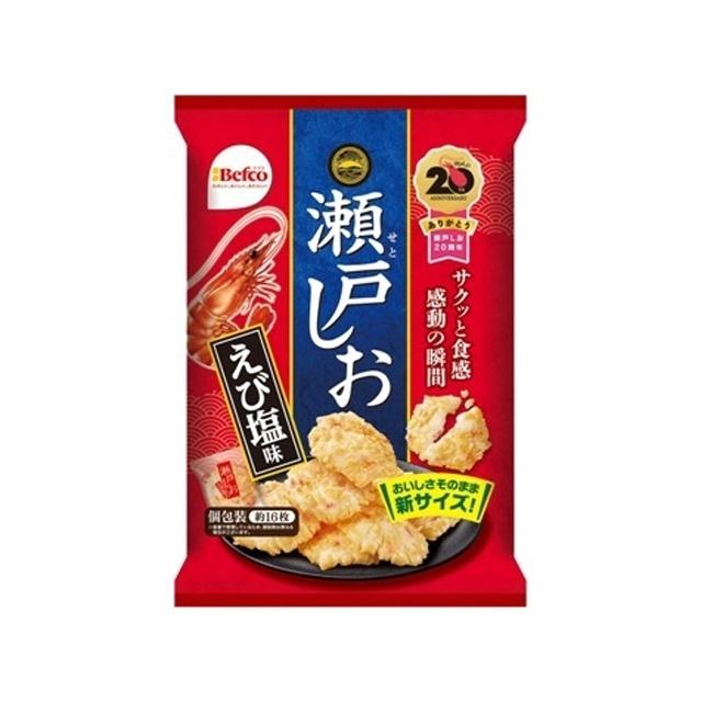 Befco Seto Shio Senbei Rice Crackers Shrimp Flavor 76g – J-CART
