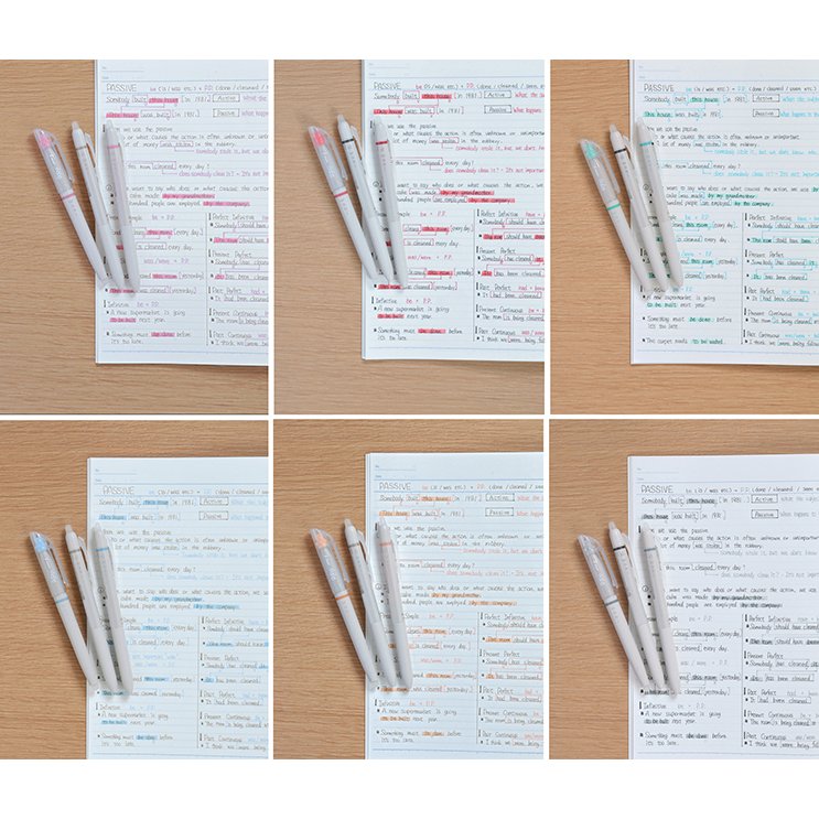 Pilot Waai Frixion Erasable Gel Ink Ballpoint Pen 8 Color Set – j-cart